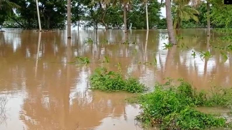 Varada River Flood in Haveri 20 House covered by Water People facing ...