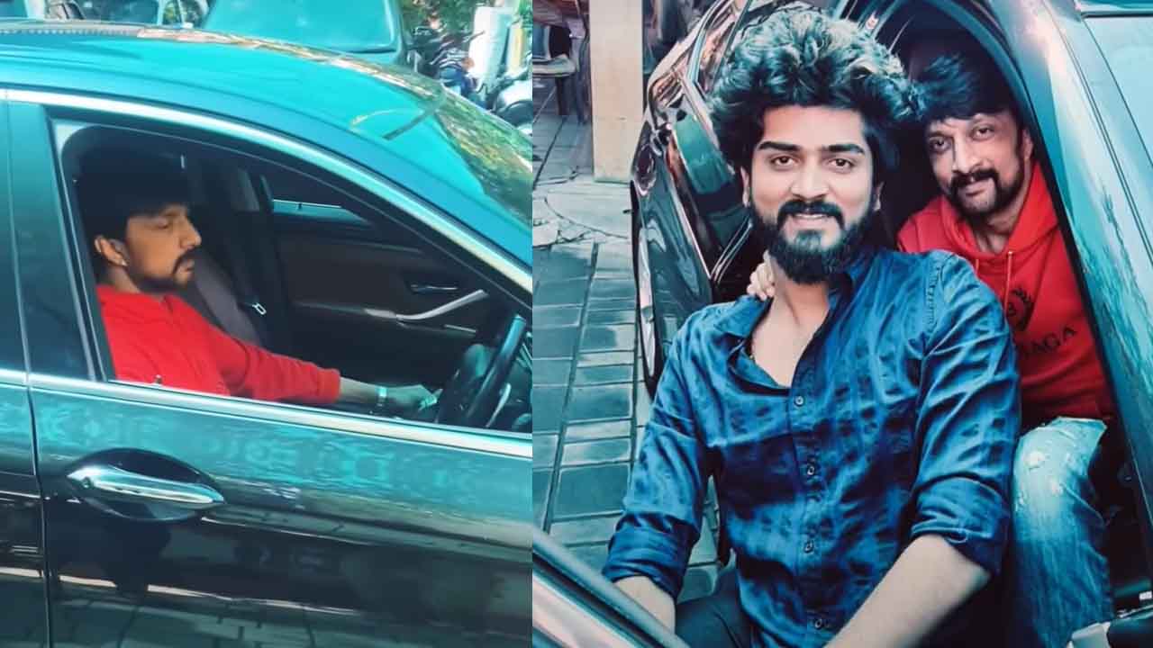 Kichcha Sudeep Raid Shamanth BroGowda BMW Car In Bangalore | ಶಮಂತ್ ಬ್ರೋ ...