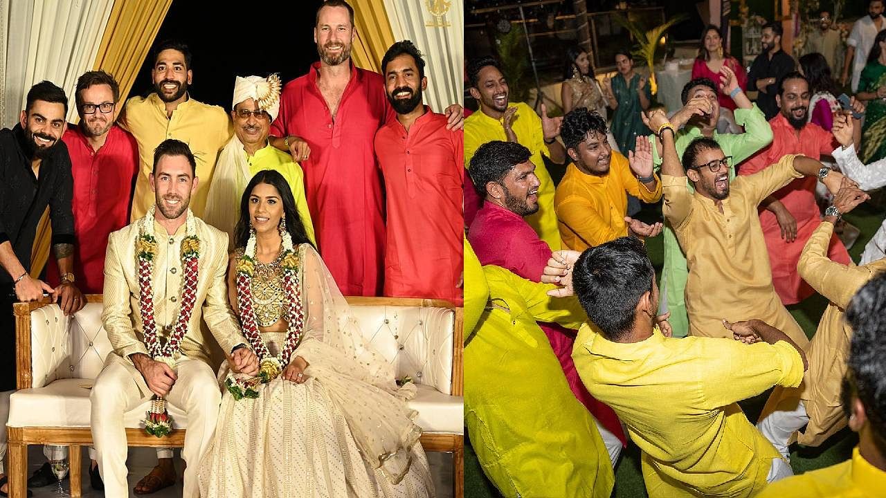 Glenn Maxwell and Vini Raman wedding party Take a look at some of the ...