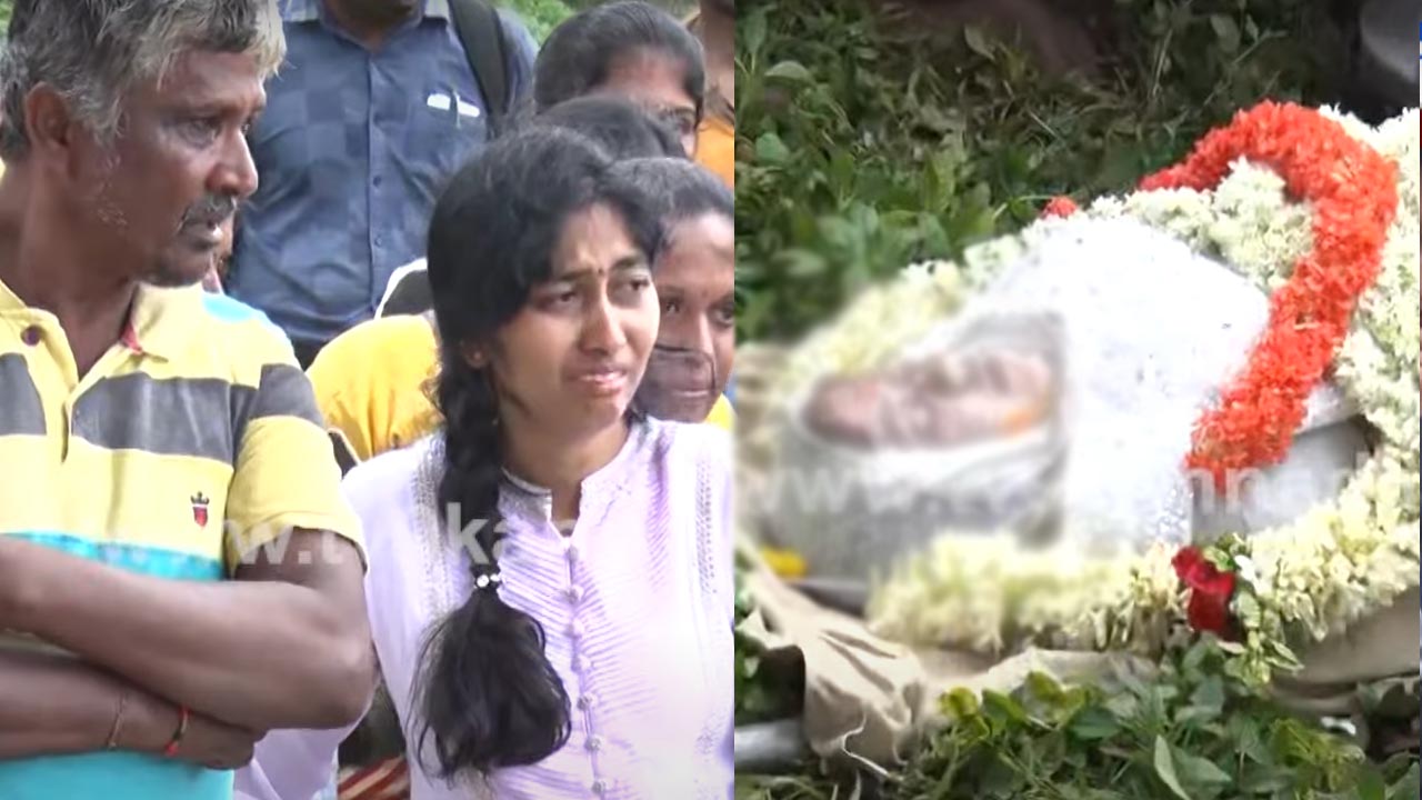 Chetana Raj Funeral Family members cried in front of daughter dead body ...
