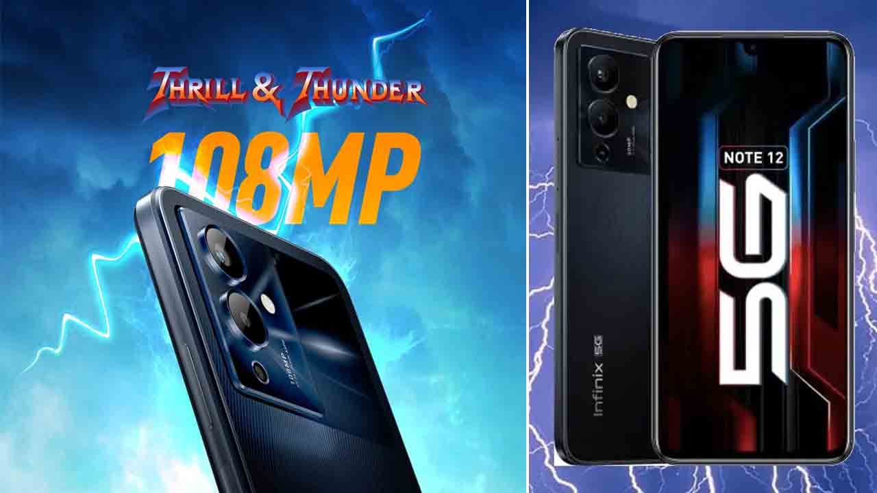 Infinix Note 12 5G series 108MP camera sensor launched in india price ...