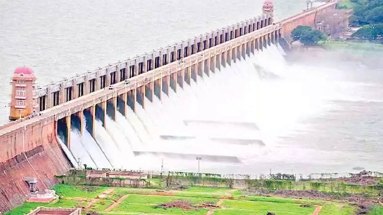 Karnataka Dams Water Level Rain Across Karnataka Reservoir Water Level ...