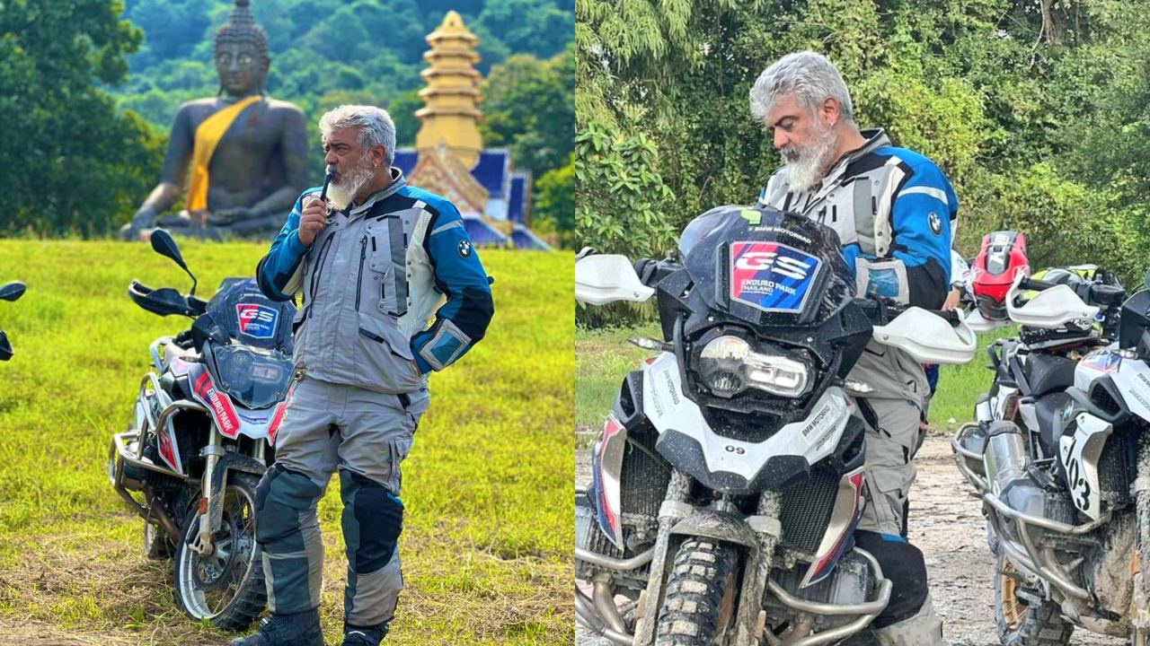 Ajith Kumar Raiding bike in Thailand Photo goes viral | ಥೈಲೆಂಡ್ ರೋಡ್ ...