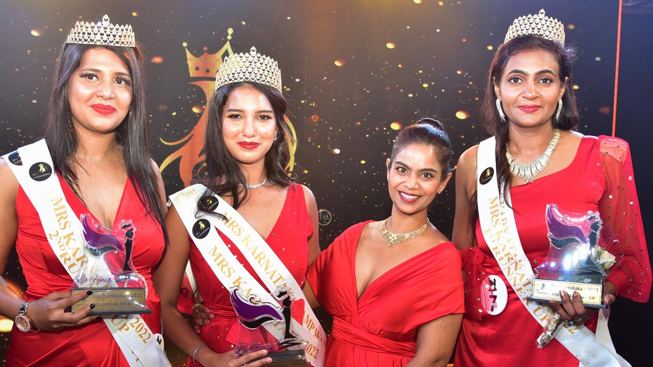 Misses Karnataka 2022 Dr Megha Reddy won The crown | ‘ಮಿಸಸ್ ಕರ್ನಾಟಕ ...