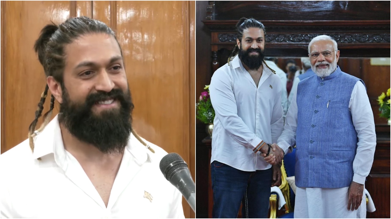 KGF Chapter 2 actor Yash talks about his meeting with PM Narendra Modi in Bengaluru | Yash Meets ...
